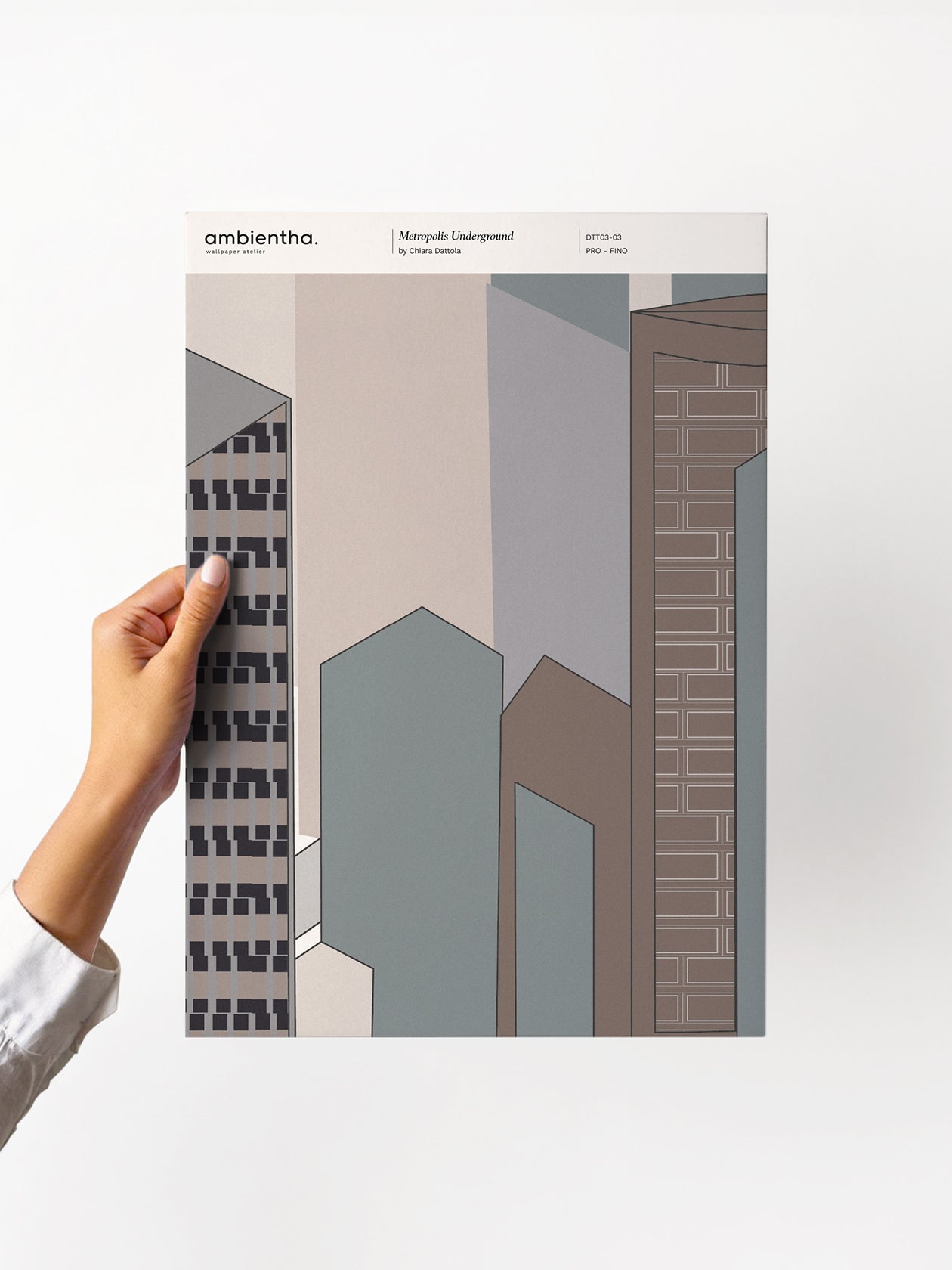 Metropolis Underground, design wallpaper - Ambientha Sample