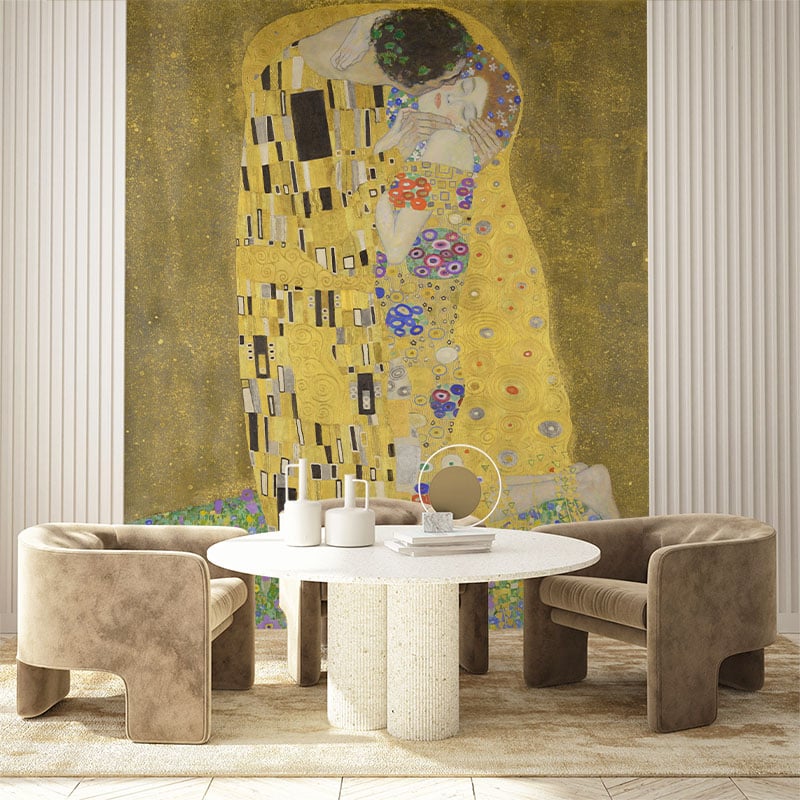Il bacio di Klimt: maestoso quadro per l’interior decor - Ambientha